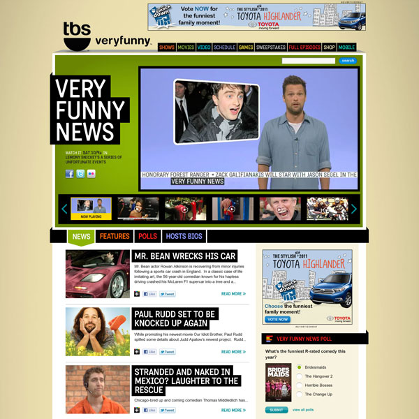 TBS: Very Funny News - TB Design