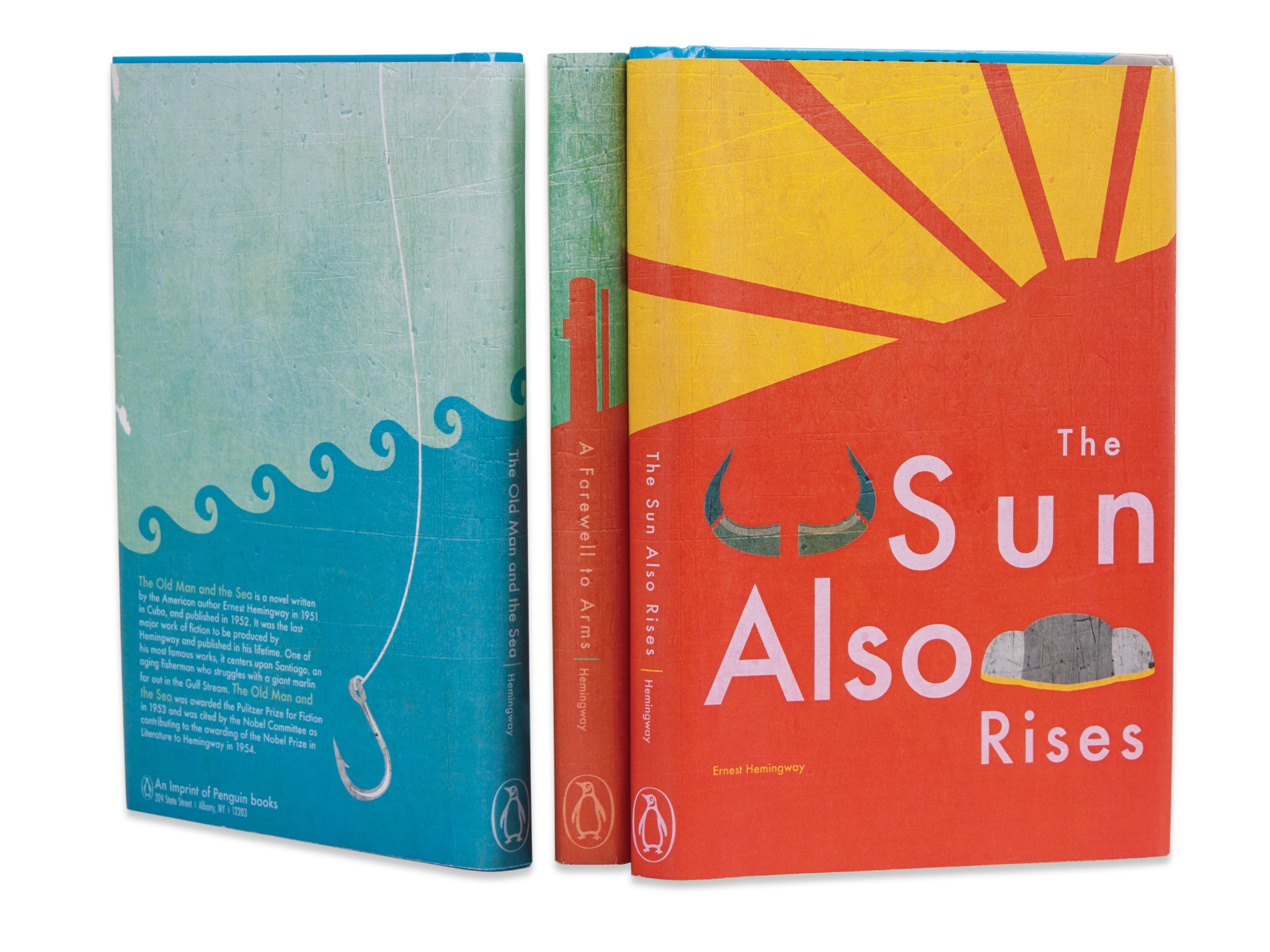 Ernest Hemingway Book Cover - Christopherwilsondesign