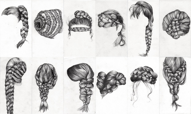 Braid Study (Ongoing) - Lauren Munns