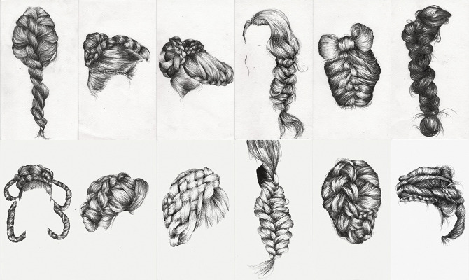 Braid Study (Ongoing) - Lauren Munns
