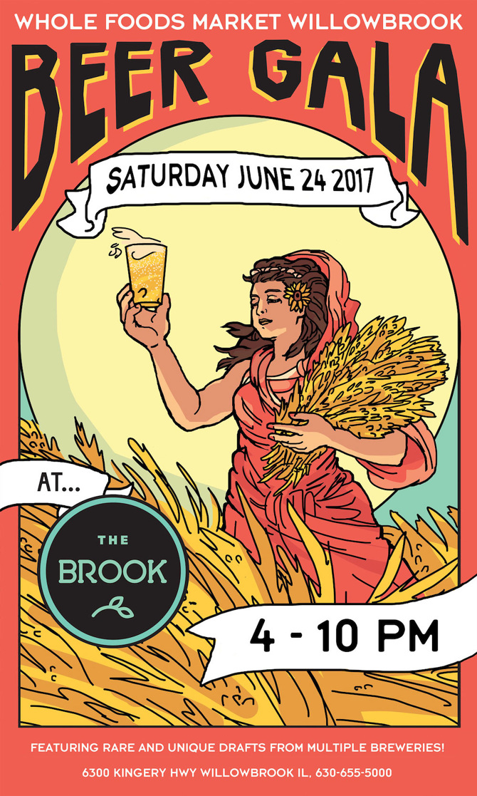 Beer Gala Poster - Andy Hood Illustration