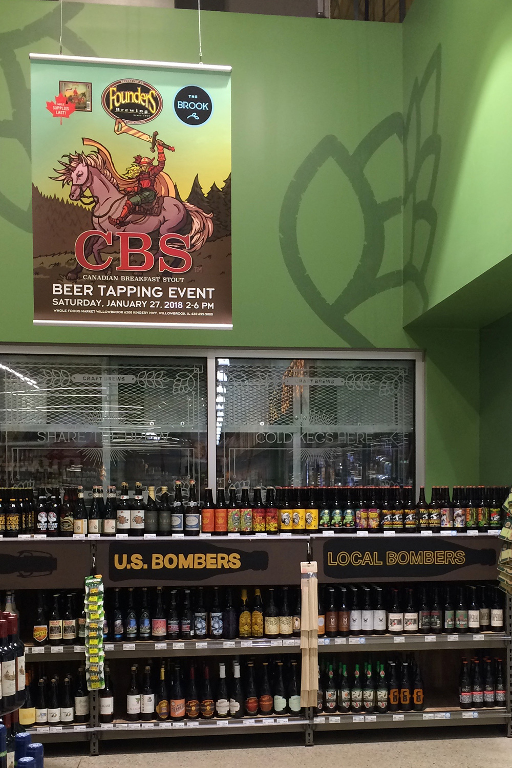 Founders CBS Beer Tapping Poster - Andy Hood Illustration