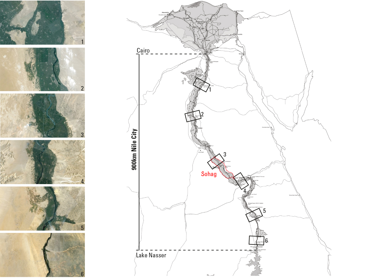 900km Nile City - superscalar architecture + urbanism