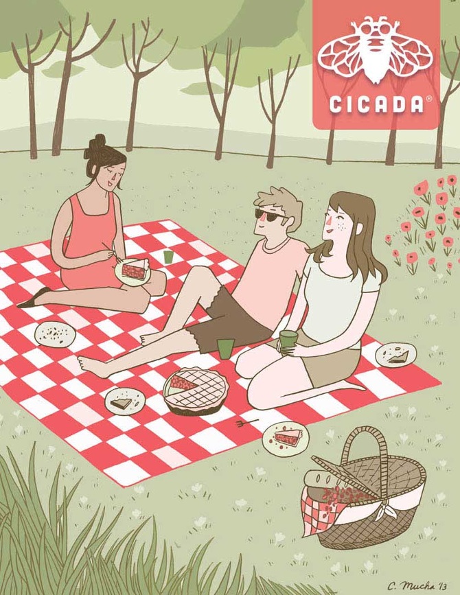 Cicada Magazine - Corinne Mucha Illustration