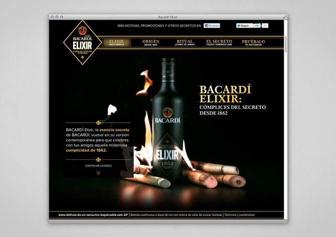Bacardí Elixir - aure