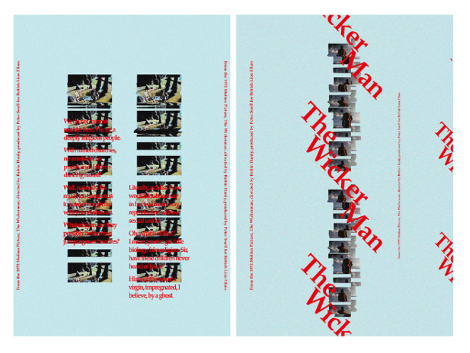 The Wicker Man posters - A K Moye