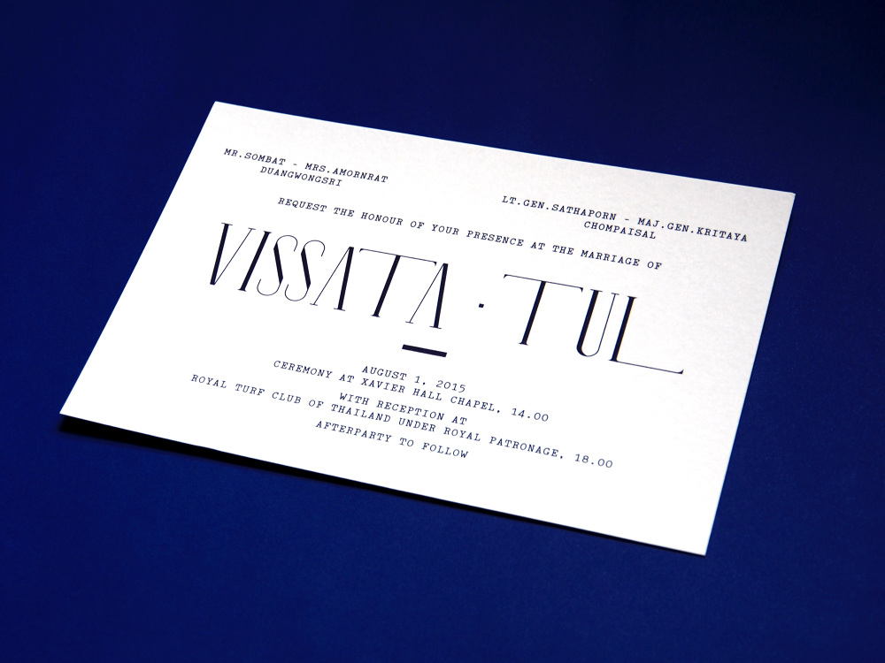 Wedding Invitation Card / Wedding Sinage - Nichada
