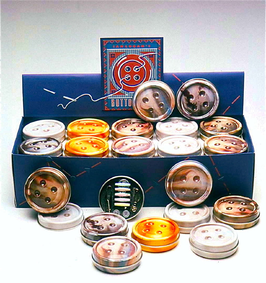 "Button Tins" - ian-logan-design-tins