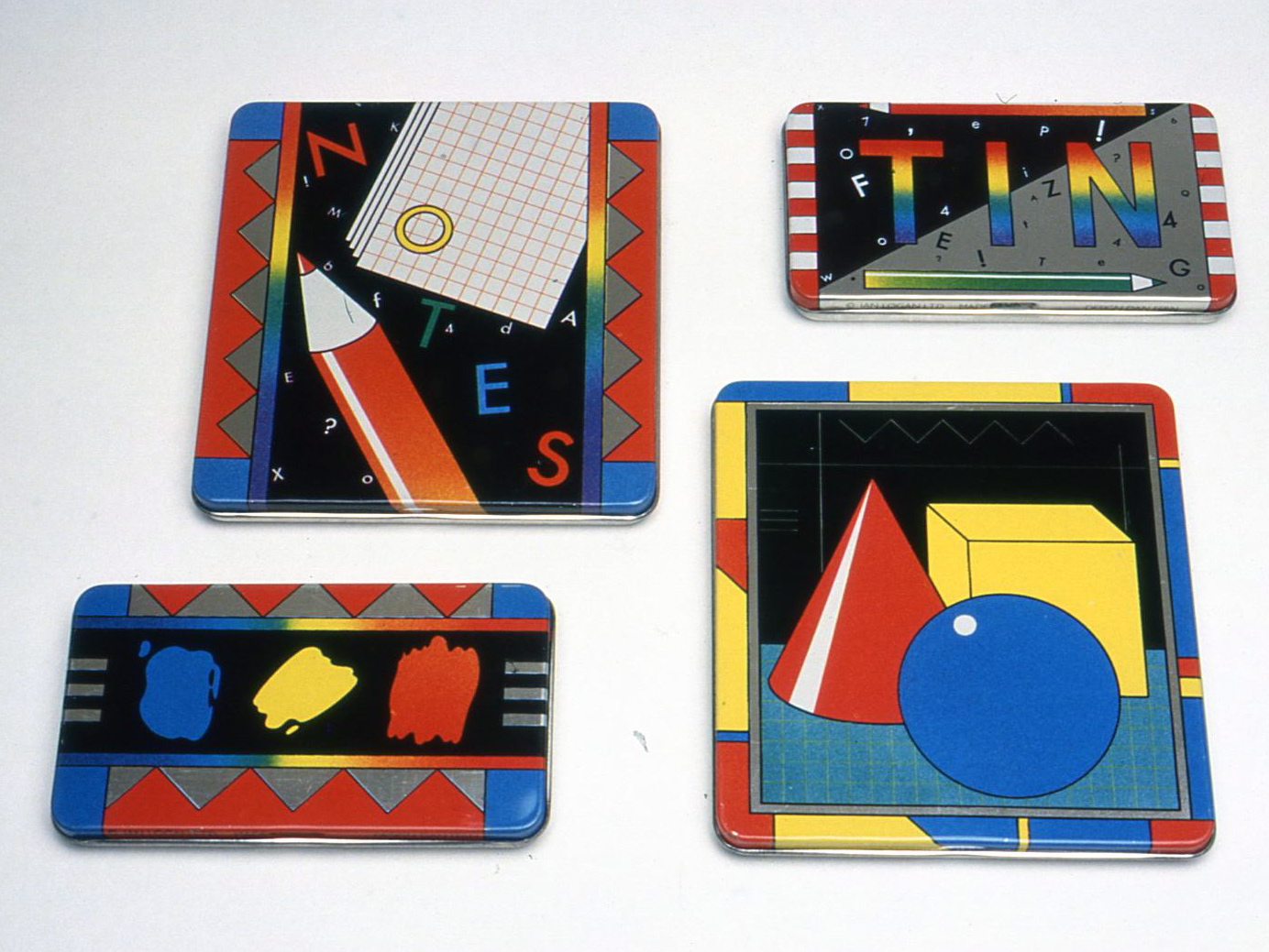 Pencil tins. by Dan Fern - ian-logan-design-tins