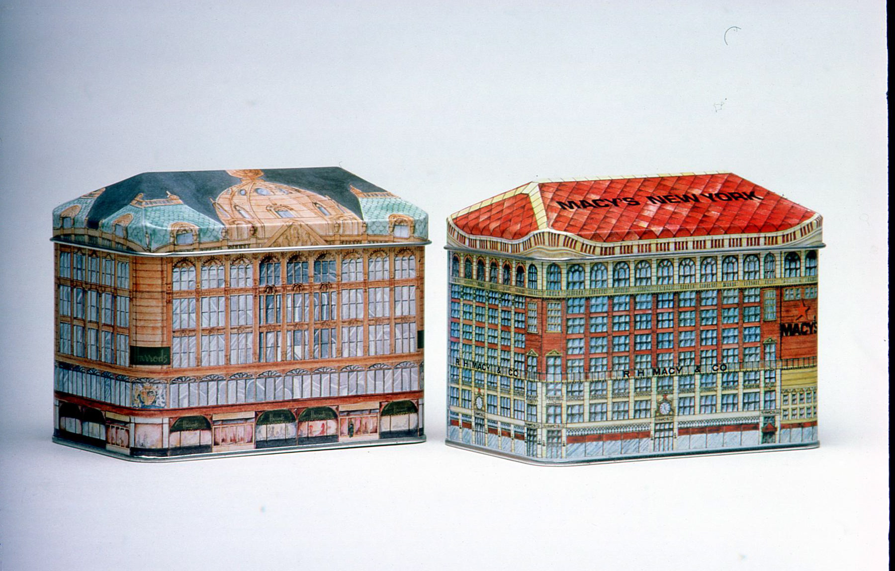 Harrod's London & Macy's New York - ian-logan-design-tins