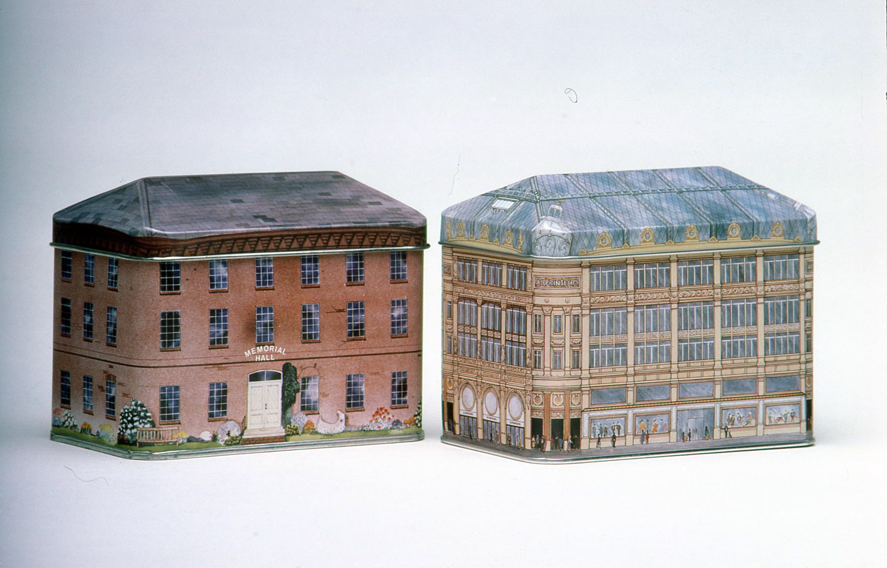 Memorial Hall & Au Printemps - ian-logan-design-tins