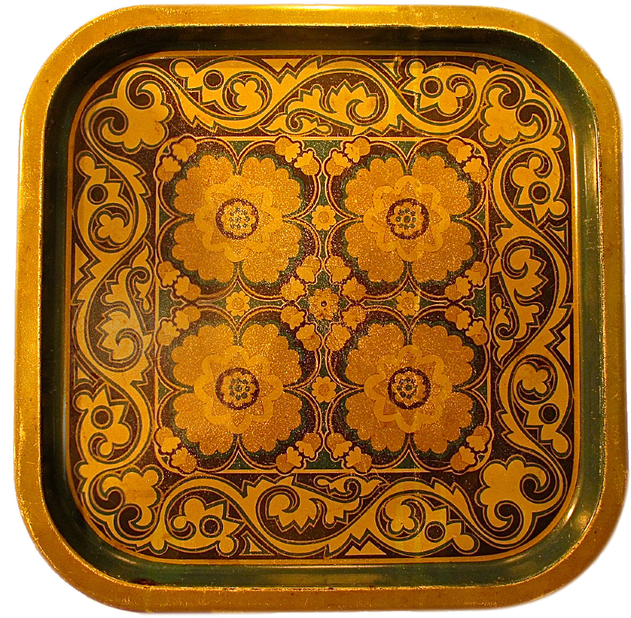 "Harriet" late 60s early 70s tray - ian-logan-design-tins