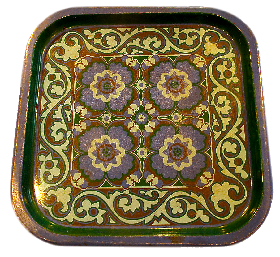 A 1960s tray called "Harriet" - ian-logan-design-tins