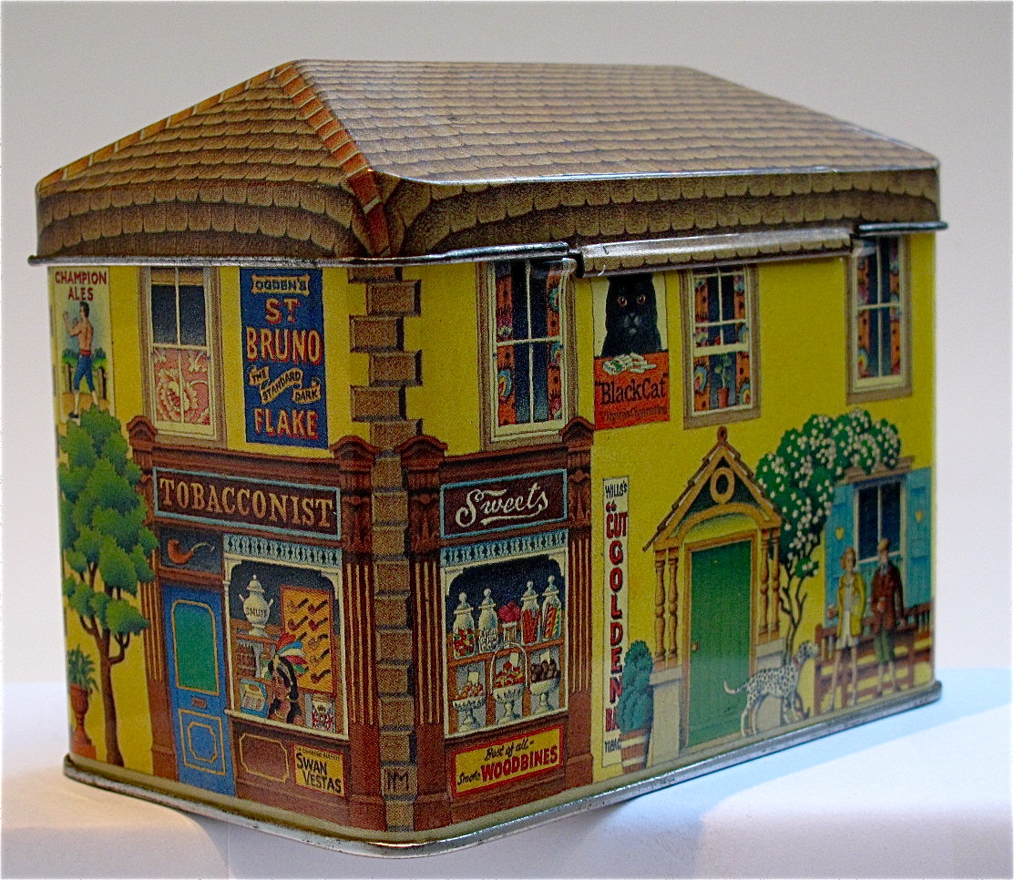 Village Stores.Norman Messenger - ian-logan-design-tins