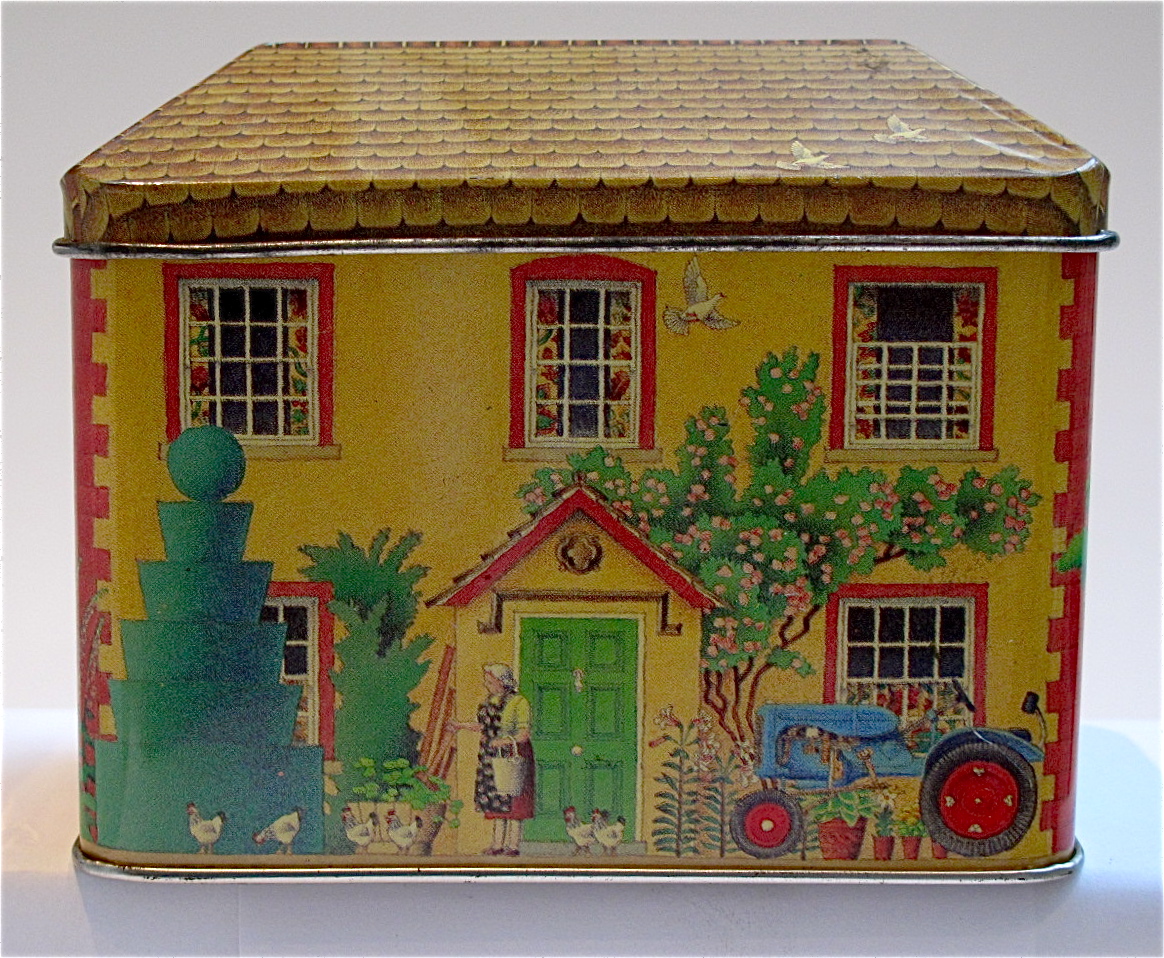 Village Stores.Norman Messenger - ian-logan-design-tins