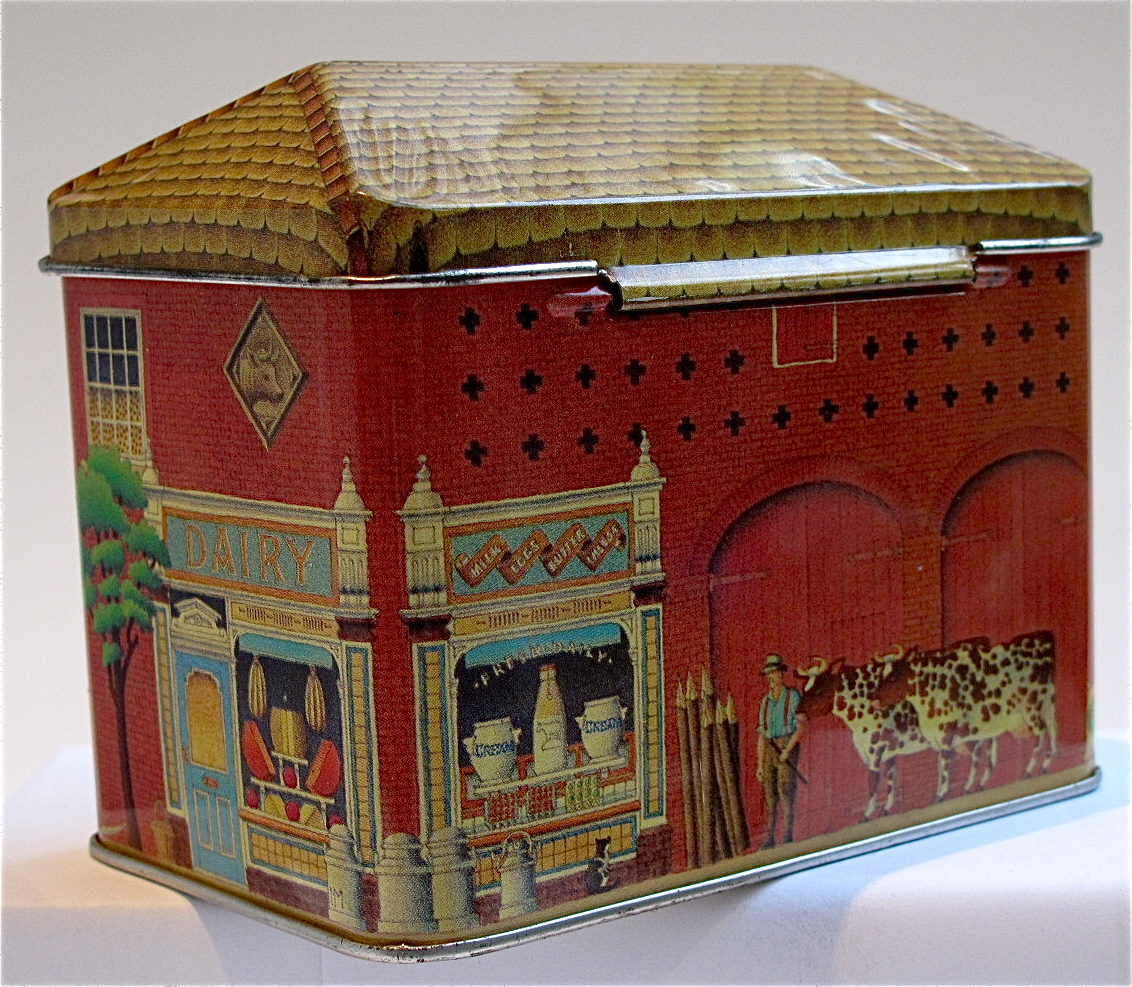 Village Stores.Norman Messenger - ian-logan-design-tins