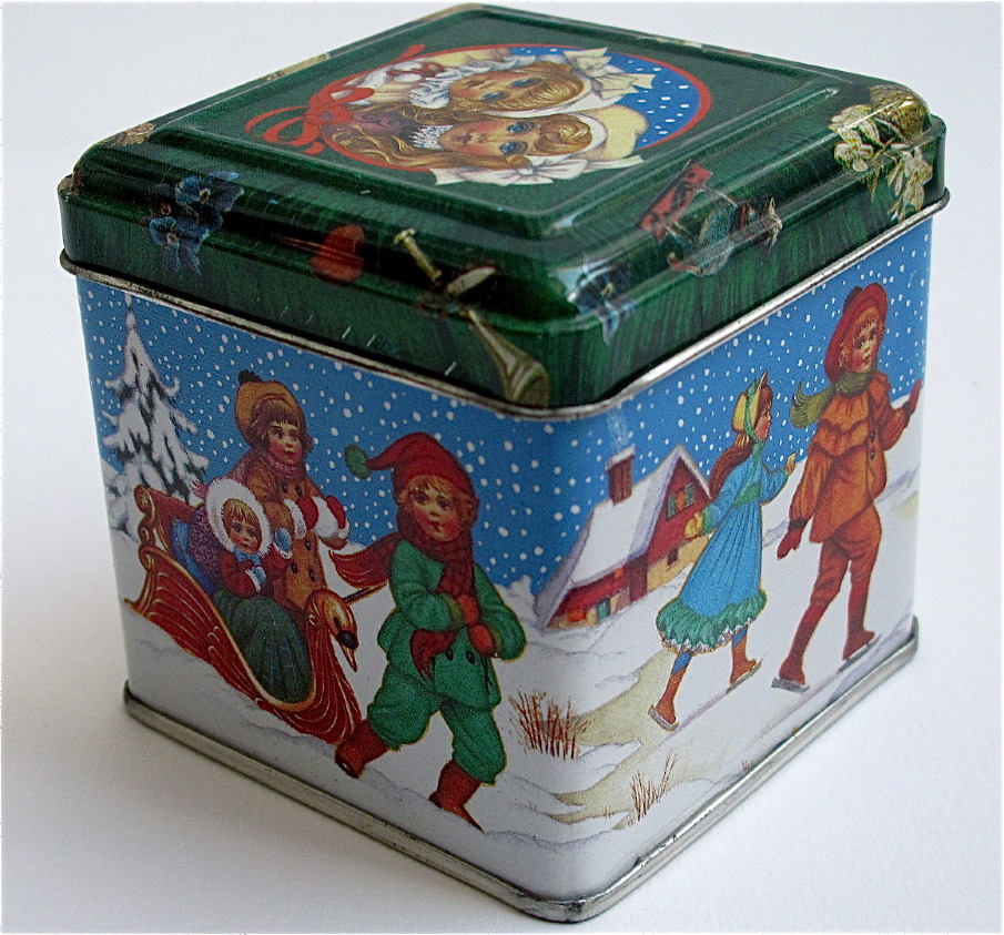 Mini Christmas tin 1988 - ian-logan-design-tins