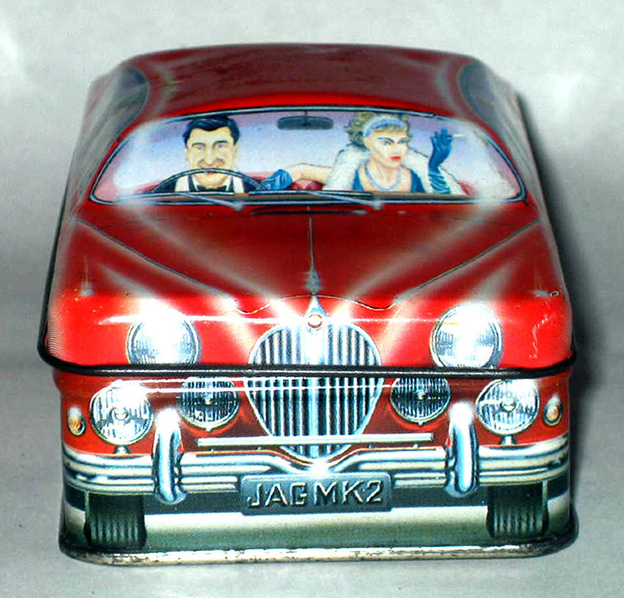 Jaguar. English carlectables - ian-logan-design-tins