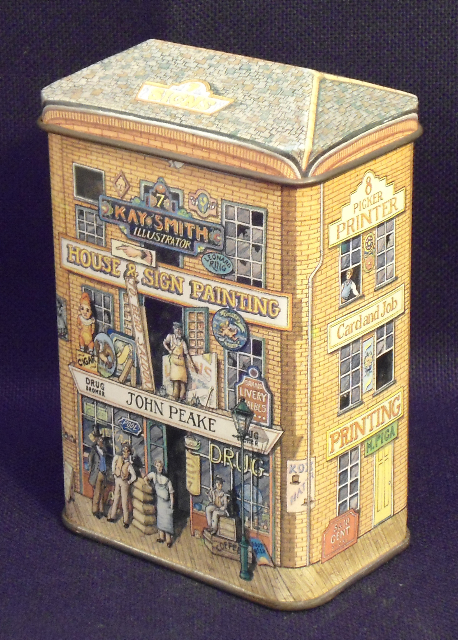 The front of Kay Smith's tin - ian-logan-design-tins