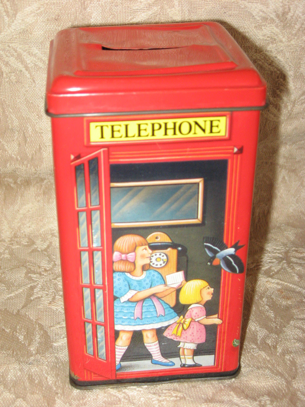 Telephone box from the 80s - ian-logan-design-tins