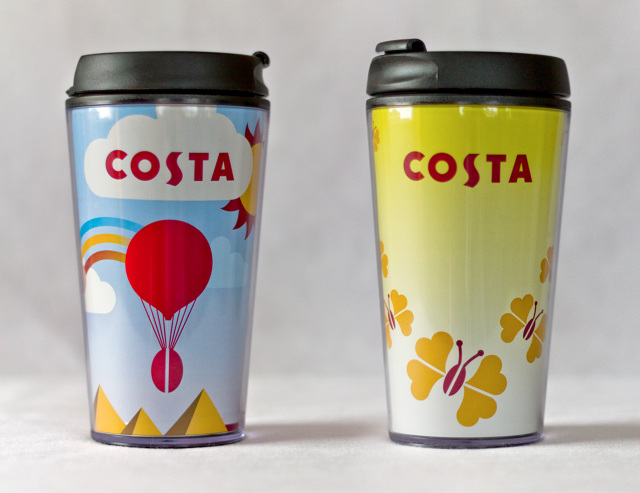 Costa Cups - Rob Bootle Graphic Design