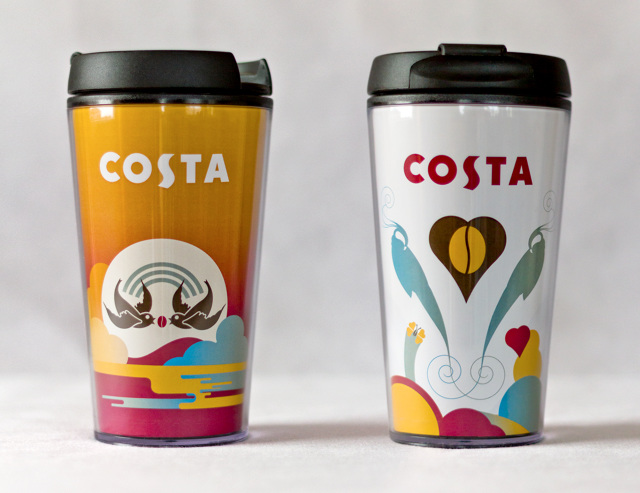 Costa Cups - Rob Bootle Graphic Design