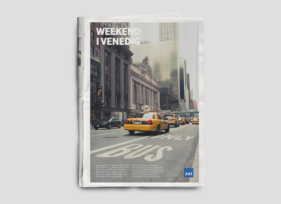 SAS / PRINT AD - Filip Svanström Visual Designer