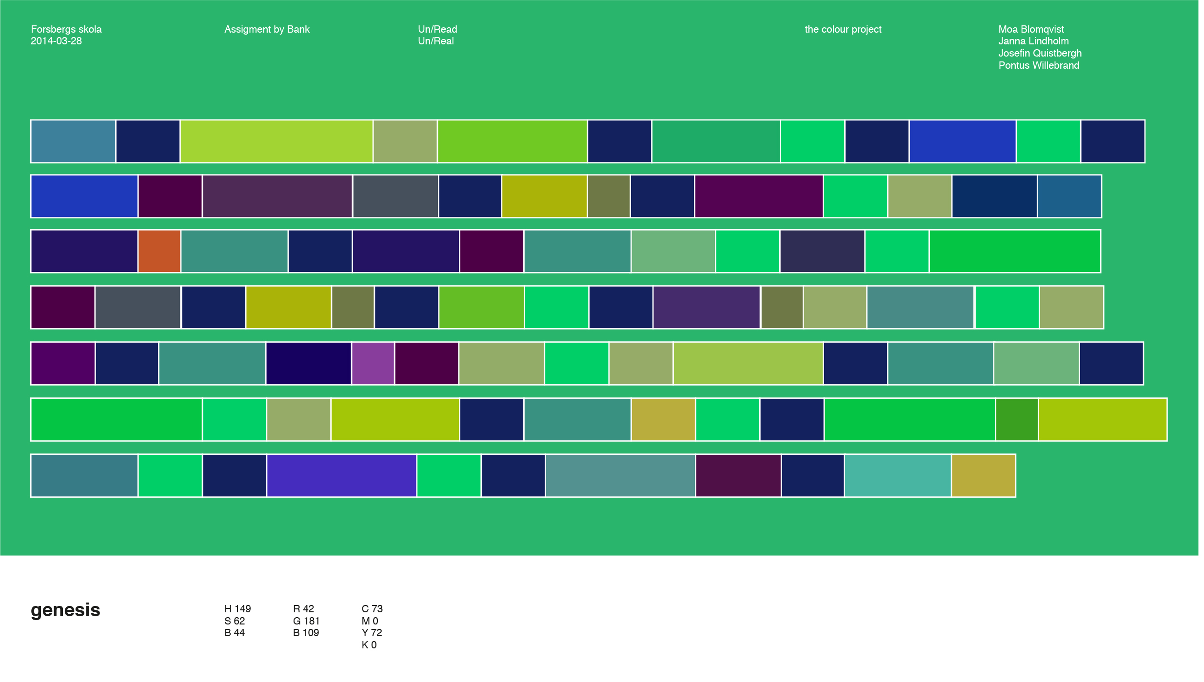 the color project - Josefin Quistbergh