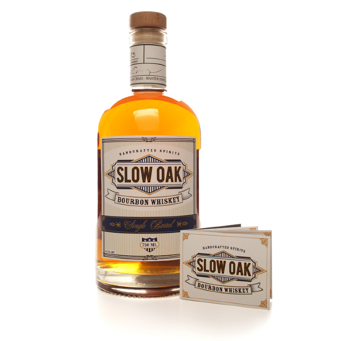 Slow Oak Single Barrel Whiskey - Micah Rivera - Portfolio