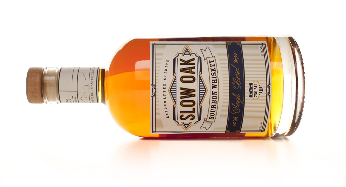 Slow Oak Single Barrel Whiskey - Micah Rivera - Portfolio