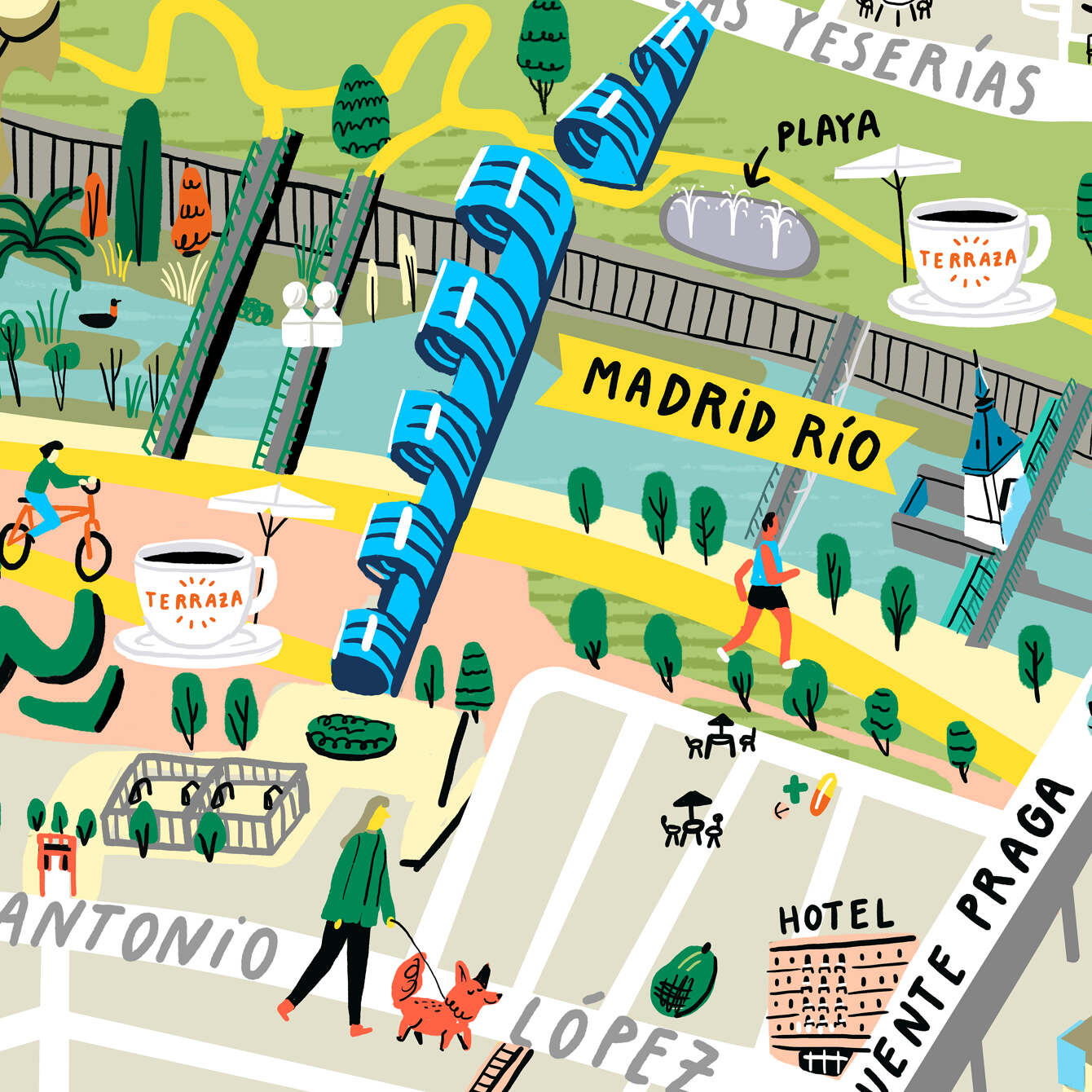 Mapa de Madrid - OYEMATHIAS