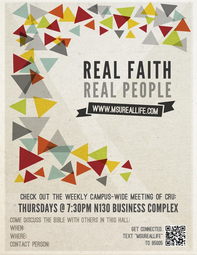 MSU Real Life Rebranding Project - Sarah Garner Graphic Design