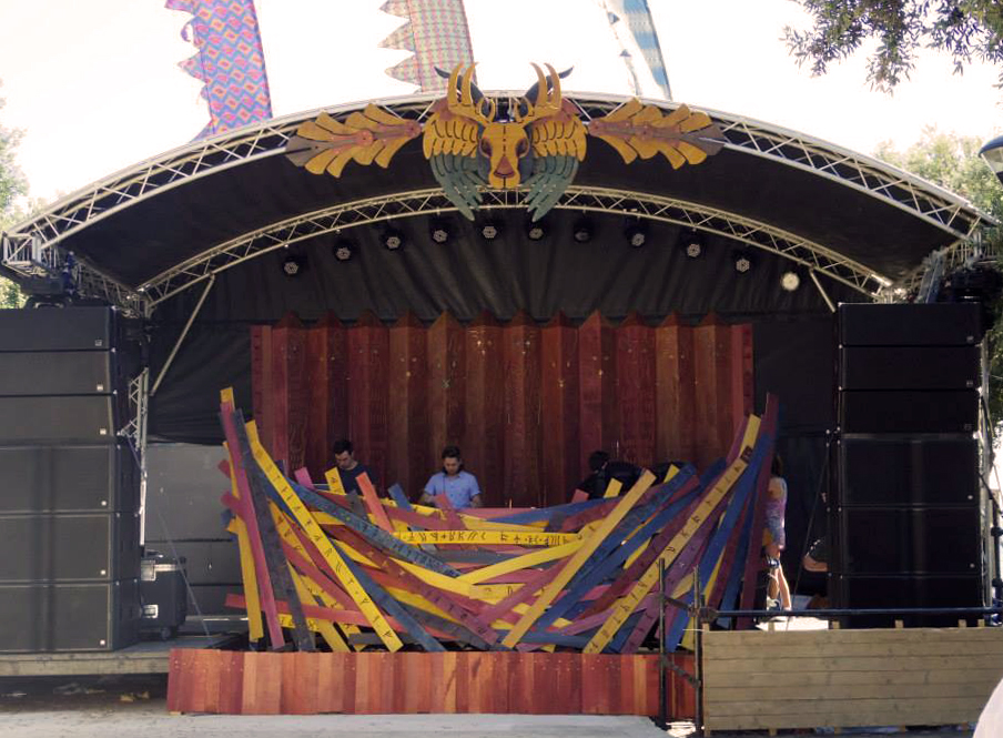 UNKNOWN FESTIVAL Forest Stage - GangofSix | Design & Make Collective