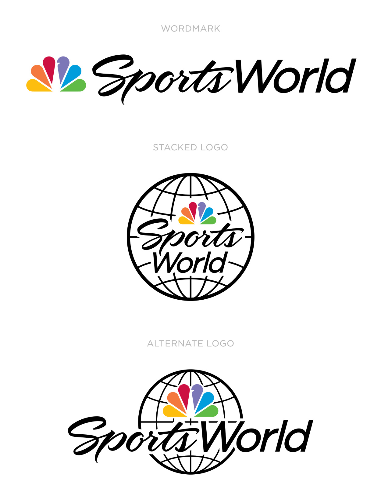 NBC SportsWorld Identity - Bryn Baker Design
