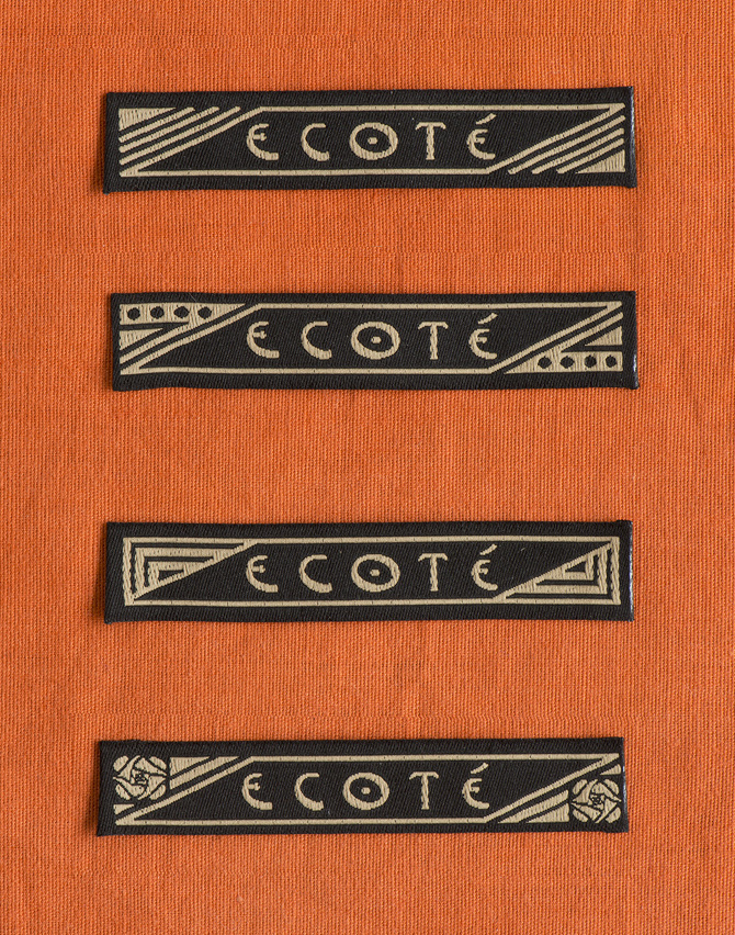 Ecoté Label - Bird and Banner