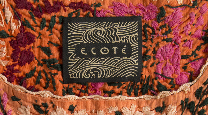 Ecoté Label - Bird and Banner