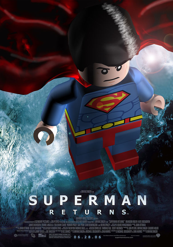 3D Lego man: Superman - Joseph