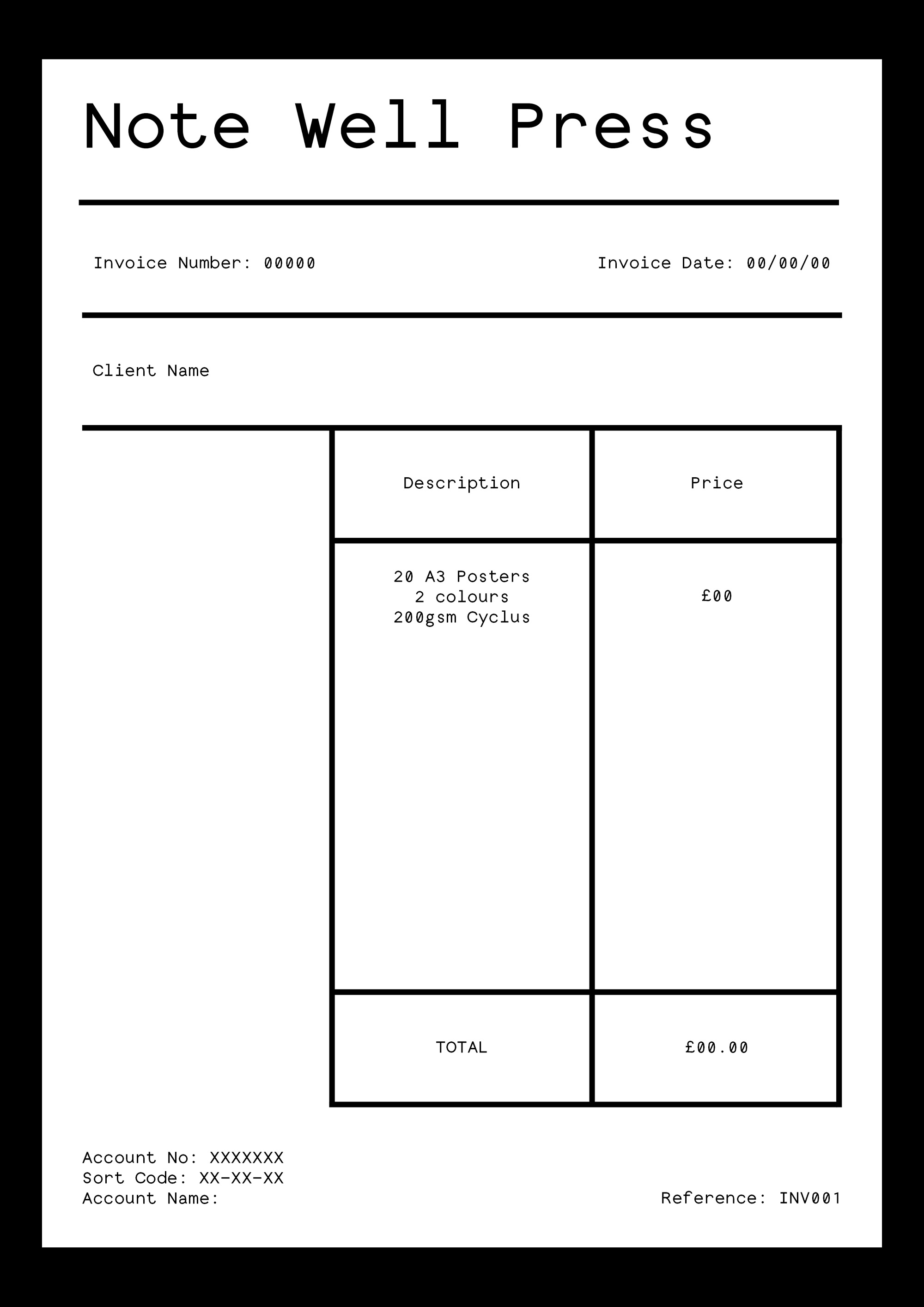 Note Well Press - Nick Pearce