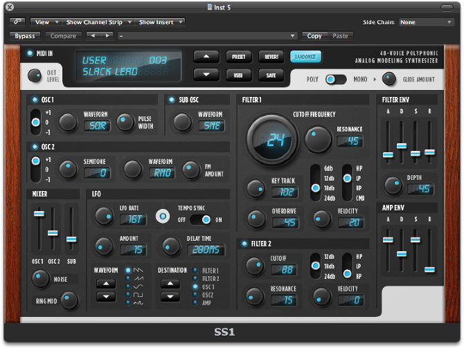 Software Synthesizer Layout - Brian Potstra