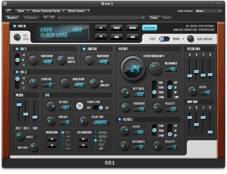 Software Synthesizer Layout - Brian Potstra