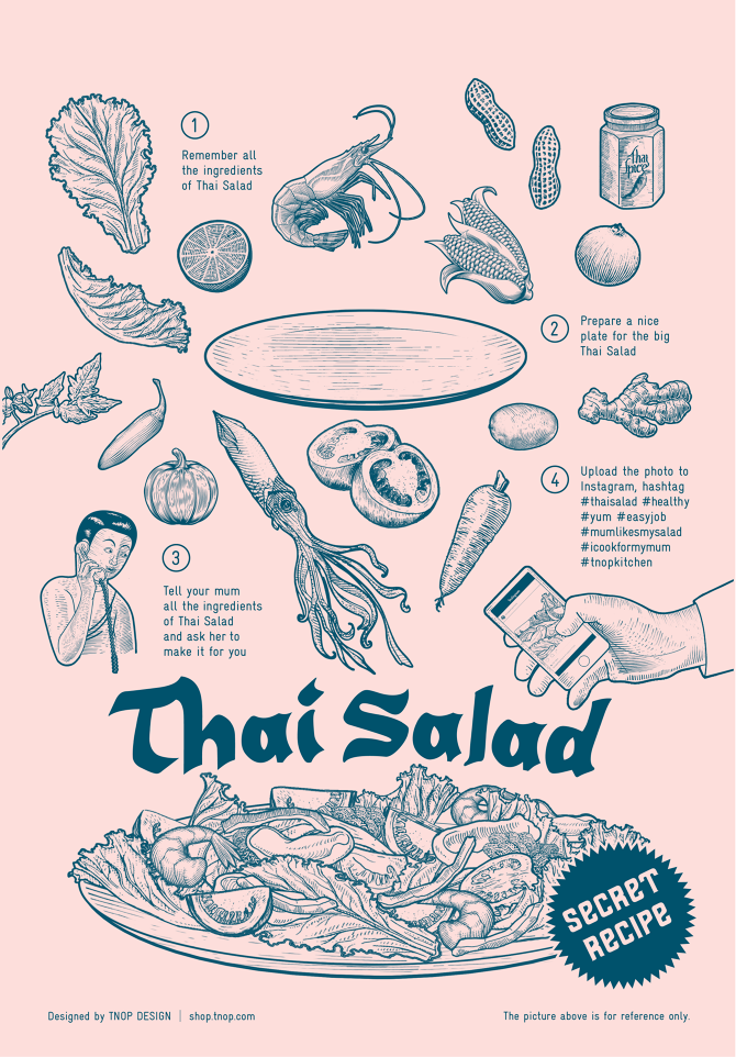 My Thai Recipe [Notebook Design] - noonhappyhour