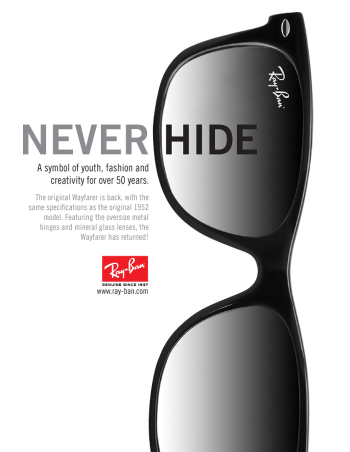 RAYBAN Advert - Christina Mui Design