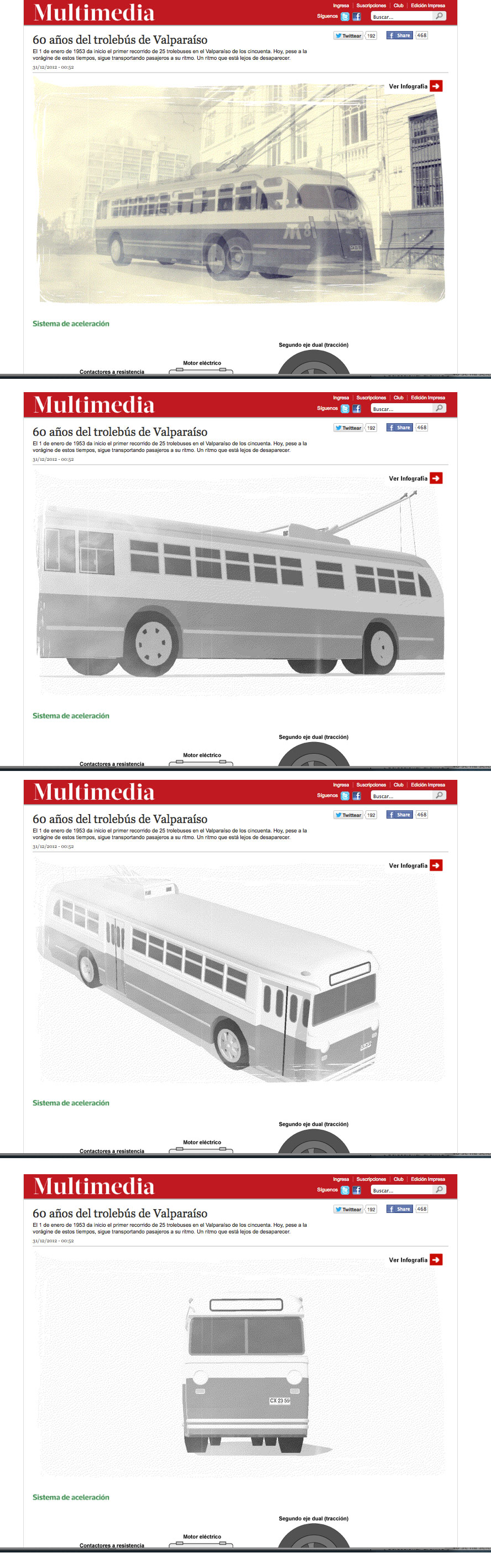 60 años del trolebús de Valparaíso - jorgelcortes